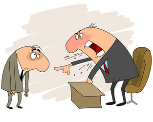 Neighbors yelling at each other in the window Vector Image