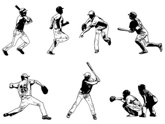 Baseball Pitcher Outline