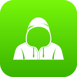 Hood icon simple style Royalty Free Vector Image