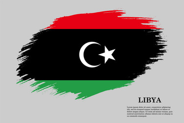 Libya flag Royalty Free Vector Image - VectorStock