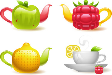 Fruit wedge set Royalty Free Vector Image - VectorStock