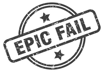 Epic Fail Button Vector Images (over 130)