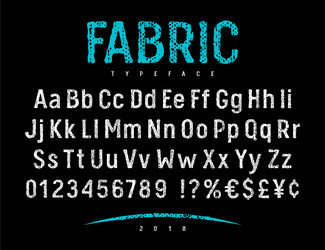 Fabric Font Vector Images (over 11,000)