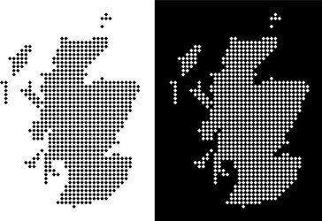 Scotland Map Black and White Vector Images (over 130)