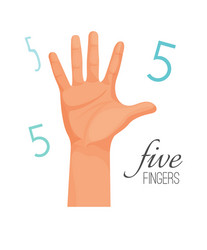 Hi five hand gesture Royalty Free Vector Image