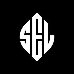 Sel logo letter design Royalty Free Vector Image