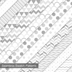 Seamless white pattern Royalty Free Vector Image