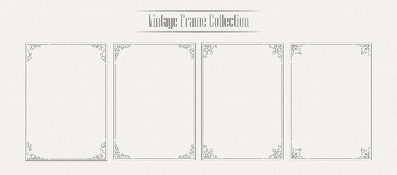 Ornamental elements collection Royalty Free Vector Image