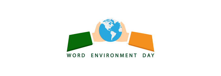 World environment day icon Royalty Free Vector Image