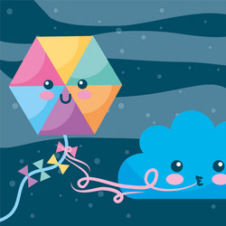 Kite Emoji Flying Vector Images (20)