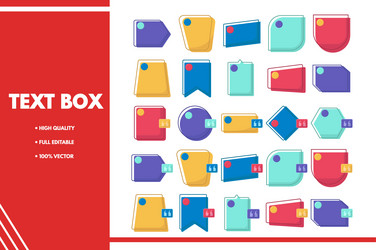 Textbox Royalty Free Vector Image - VectorStock