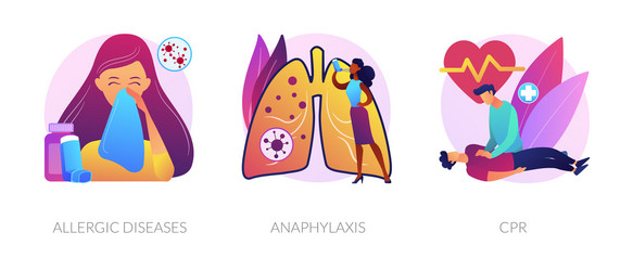 First aid in emergency situations abstract concept