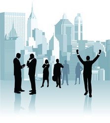 Business people Royalty Free Vector Image - VectorStock