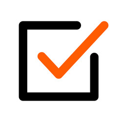 Orange Tick Checkbox Vector Images (over 470)