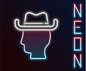 Neon Cowboy Hat Vector Images (over 420)