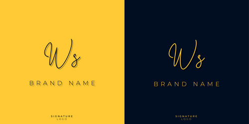 Ws Text Logo Vector Images (over 240)