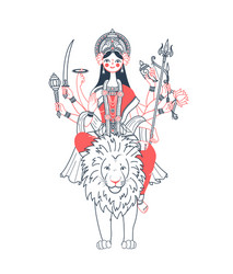 Durga Vector Images (over 3,700)