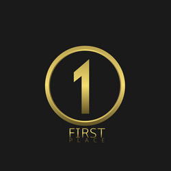 Number one symbol Royalty Free Vector Image - VectorStock