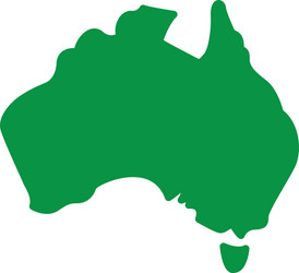 Geometric australia map Royalty Free Vector Image