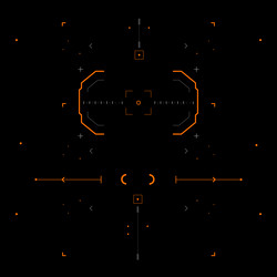 Target hud set 002 Royalty Free Vector Image - VectorStock