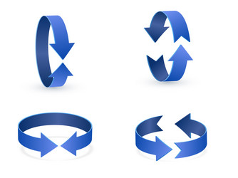 Augmented reality icon vr simulation sign 3d Vector Image