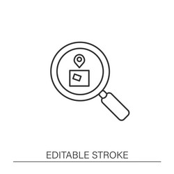 Parcel tracking icon Royalty Free Vector Image