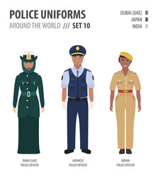 Police Uniform Around the World Vector Images (59)