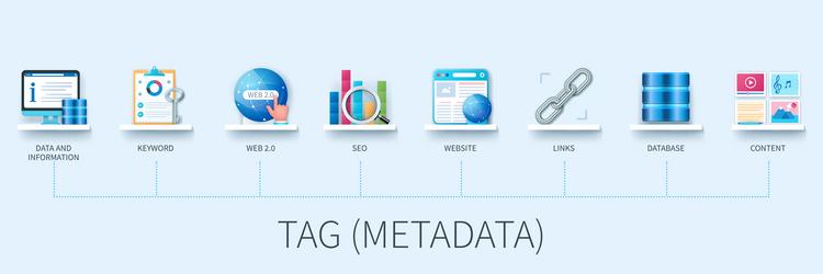 Metadata Icon Vector Images (over 690)