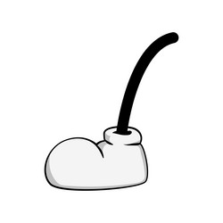 Funny cartoon leg cartoon Royalty Free Vector Image