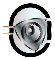 Rotary engine Royalty Free Vector Image - VectorStock