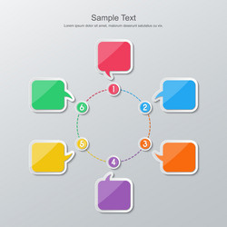 Infographics timeline Royalty Free Vector Image