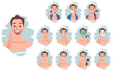 Men Skin Care Vector Images (over 4,000)