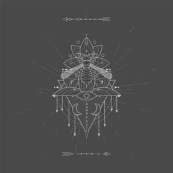 Bee Sacred Geometry Vector Images (98)