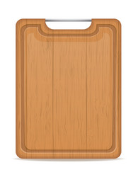 Kitchen cutting board Royalty Free Vector Image