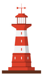 Tangram house aircraft candle lighthouse Vector Image
