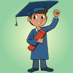 Cartoon Graduation Boy Vector Images (over 3,900)