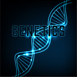 Graduation cap and dna Royalty Free Vector Image