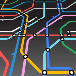 Metro scheme seamless background Royalty Free Vector Image