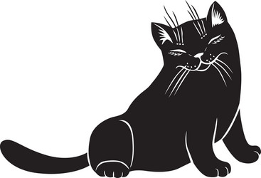 Fluffy Cat Silhouette Vector Images (over 3,000)