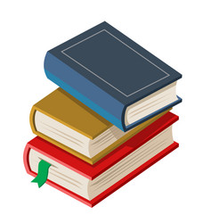 Book stacks Royalty Free Vector Image - VectorStock