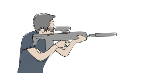 Cartoon smiling man in a suit with tie stands Vector Image