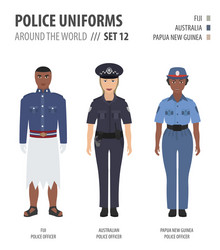 Police Uniforms Around the World Vector Images (48)