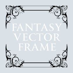 Fantasy frame Royalty Free Vector Image - VectorStock