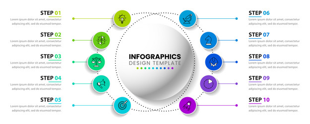 Infographic 10 Elements Vector Images (over 11,000)