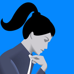 Thinking Lady Vector Images (over 4,500)