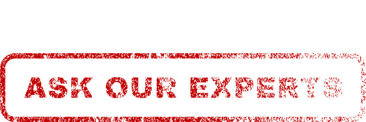 Ask our experts text rubber stamp Royalty Free Vector Image