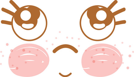 Kawaii Cheeks Vector Images (over 1,500)