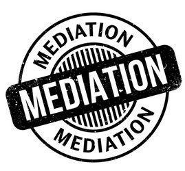 Mediation rubber stamp Royalty Free Vector Image