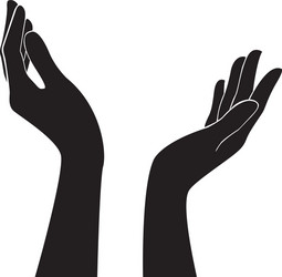 Free hands art Royalty Free Vector Image - VectorStock