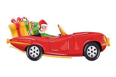 Elf Driving Vector Images (96)